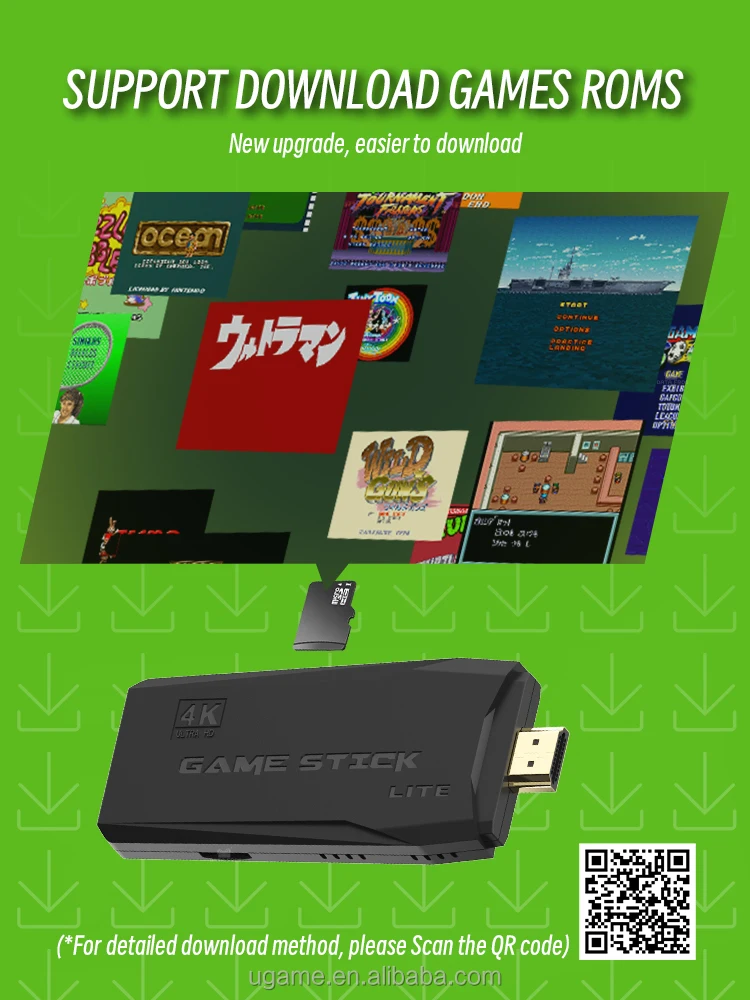 Data Frog Y3 Lite Retro Video Console 10000 Games 4k Game Stick For Ps1 ...
