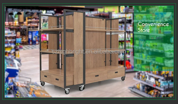 Retail Customized Heavy Duty Display Sstand Display Racks Supermarket ...