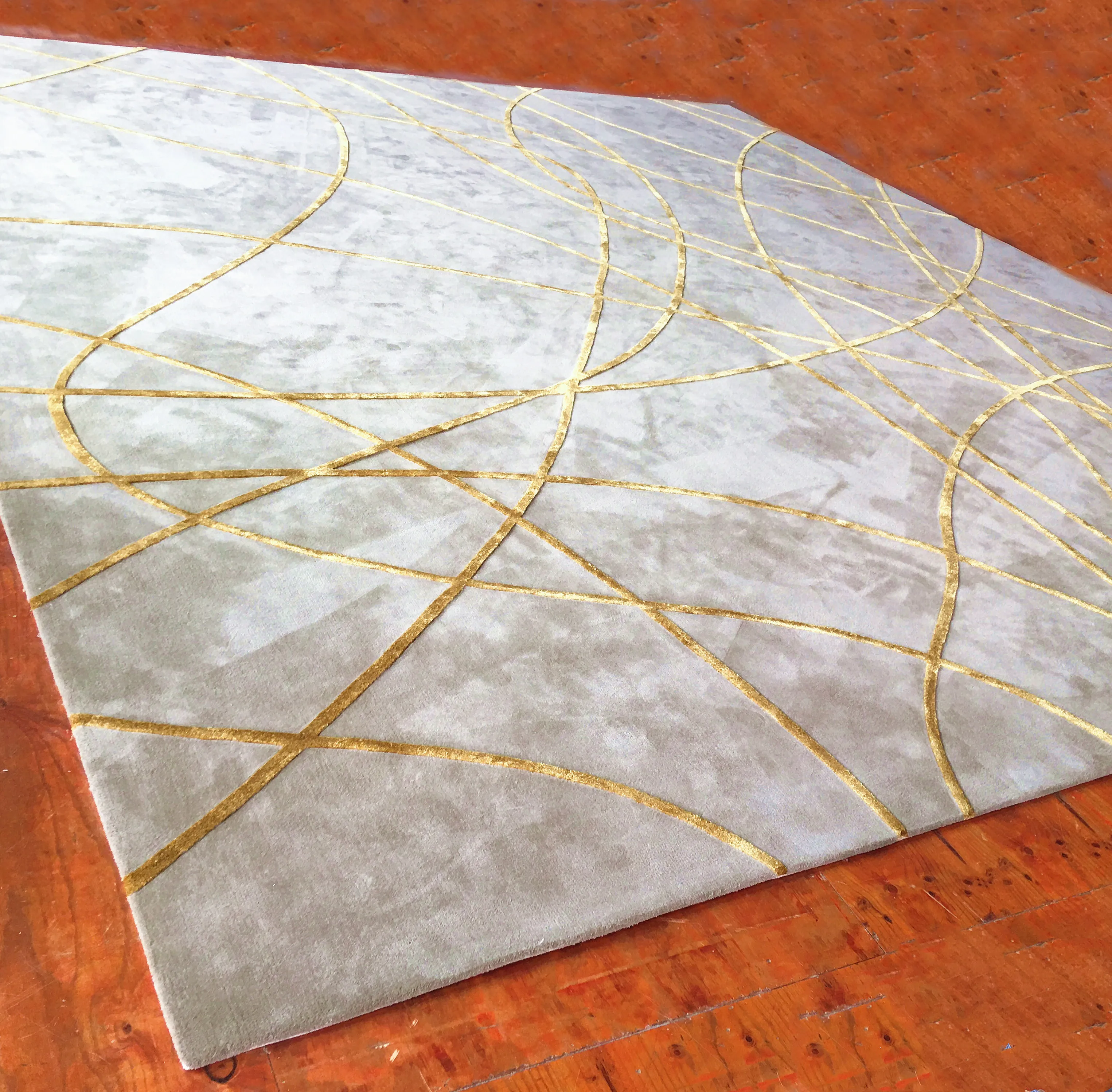 High End Home Classic Modern Design Hand Tufted Carpet Tile Handmade ...