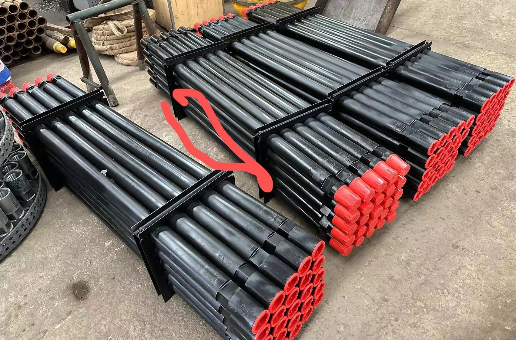 76 Mm* 3000mm API 2 3/8 Reg Thread Drill Pipe for Rock Drilling