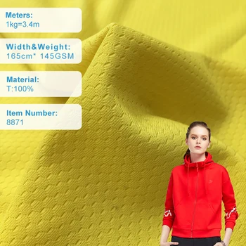 No8871100% Polyester Knit White Athletic Honeycomb Hexagon Diamond ...