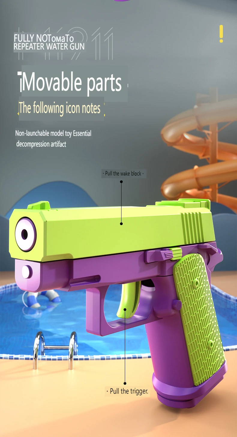 Sand Hawk Toy Gun 3d Printing Mini Turnip Gun On Empty Bin Decompress ...