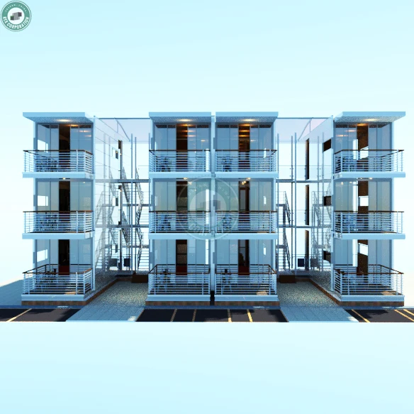 3 Storey Container Apartment Building - Five-Star Furnished