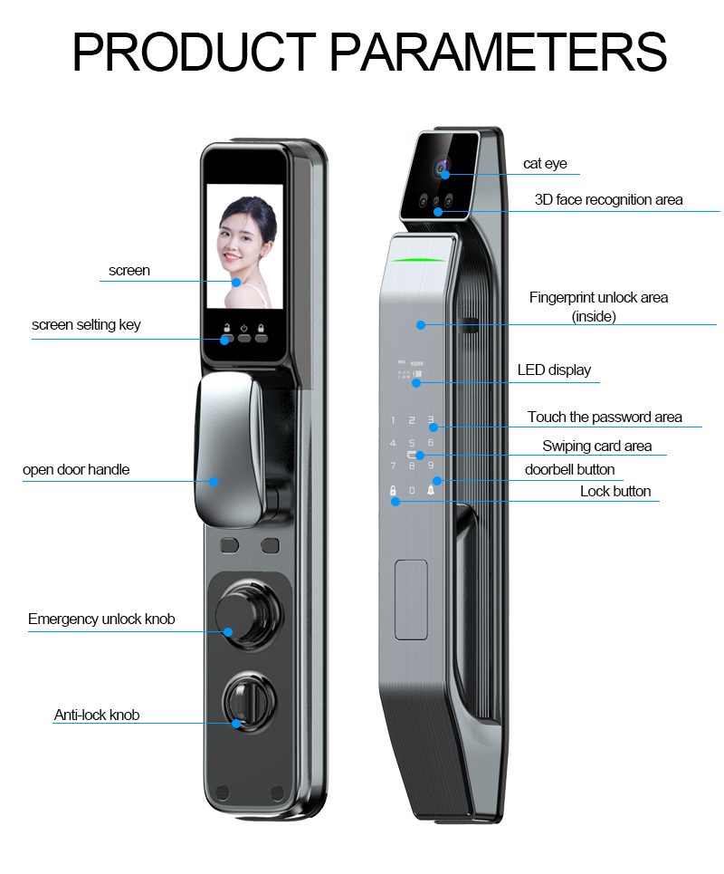 Smart Fingerprint Lock with BLE Wifi - Secure & Convenient