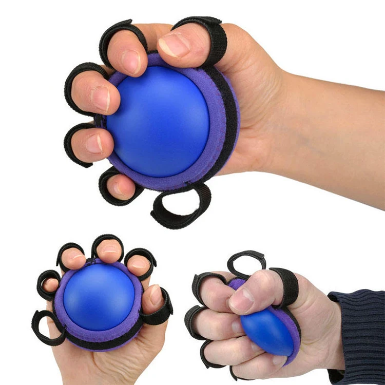 Hand Therapy Grip Strengthener Ball Silicone 7cm Stretcher Finger ...
