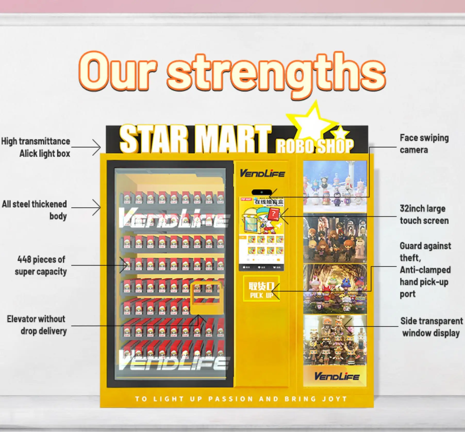 Vending Machine with Touch Screen - Ideal for Blind Box Toys