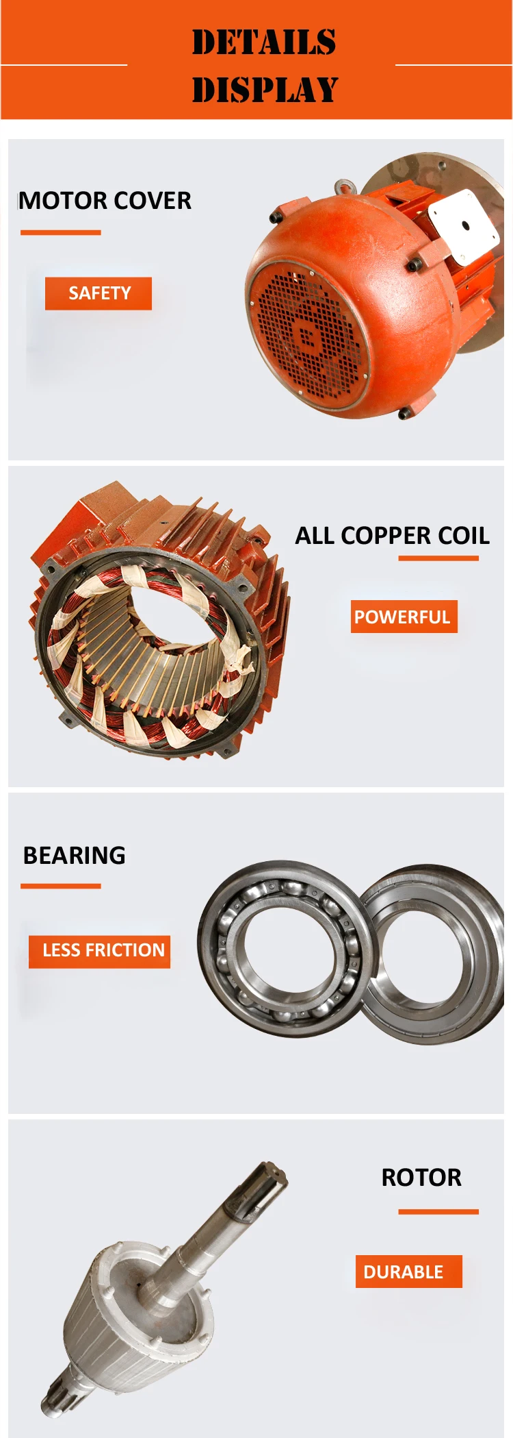 380V 1.5KW ZDY22-4 Conical Rotor Brake Motor - Quality Assurance