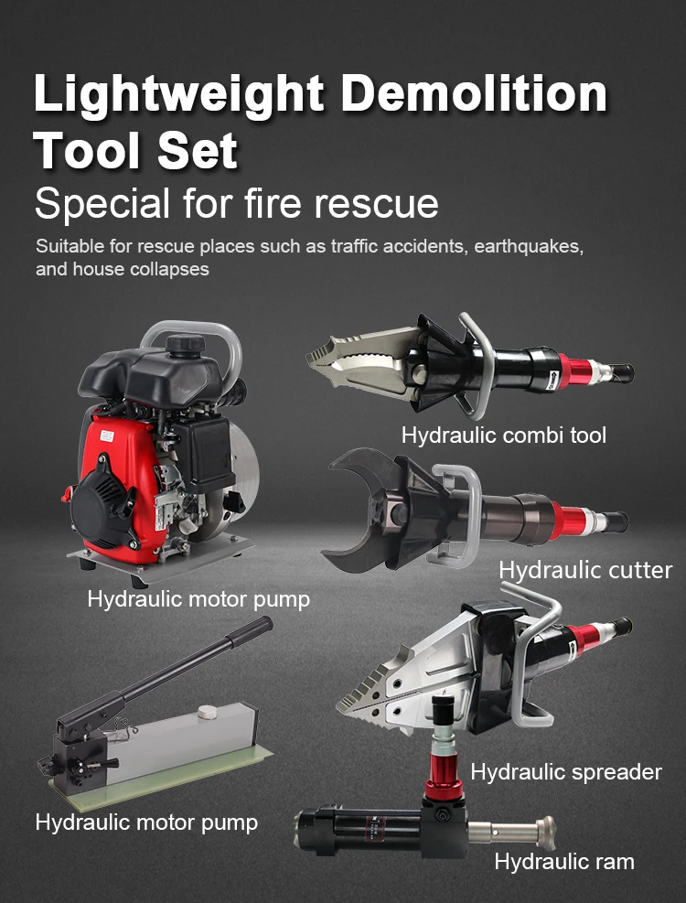 ODETOOLS Fire Fighting Rescue Lifeguard Hydraulic Combi Spreader and ...