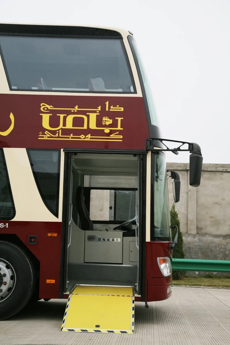 Cheap Price Double Door 70 Seats Second Hand Bus Two Floor Tourist ...