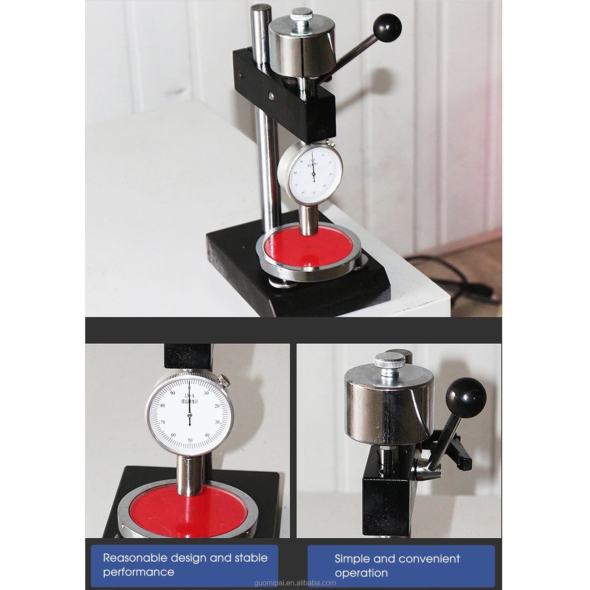 Silicone Plastic Sponge Hardness Tester Shore Durometer Digital Shore A ...