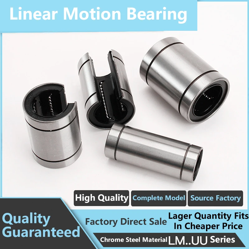 LM Series Linear Guide Bearing 3D Printer Kit with LM3UU LM6UU LM8UU ...