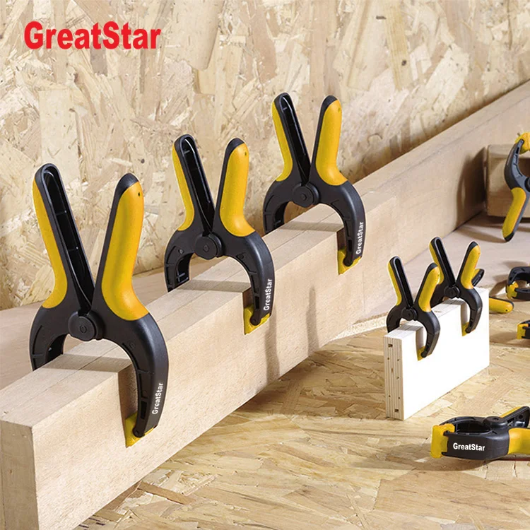 Durable Nylon Spring Clamps for Woodworking & Picture Holders