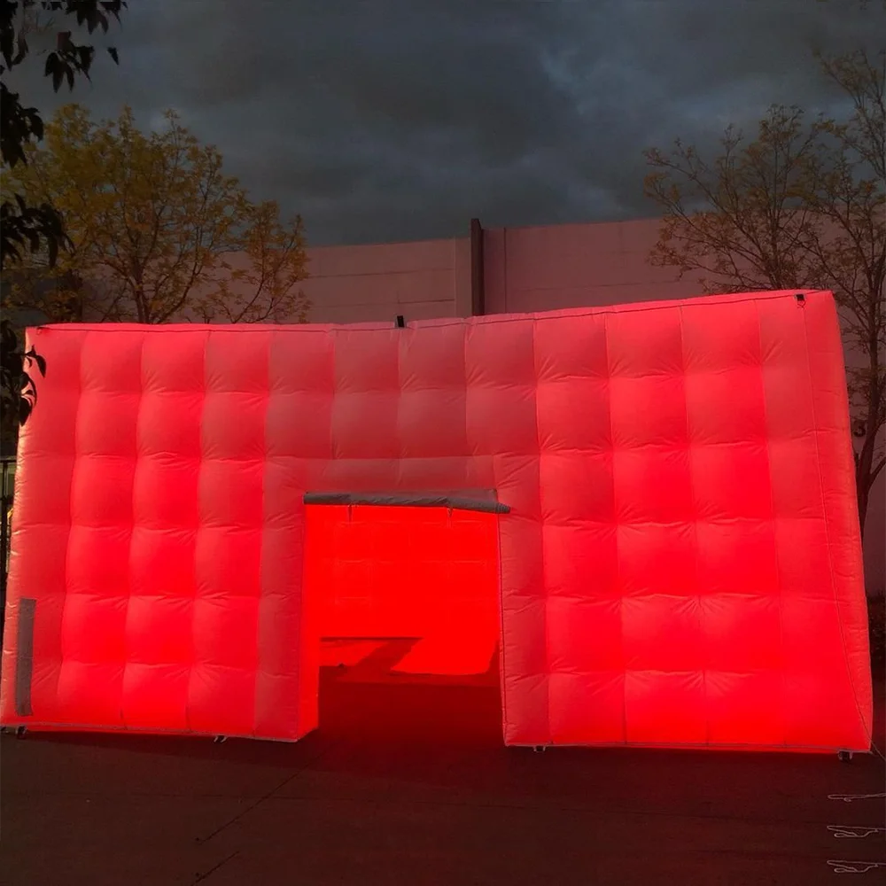 Factory Supply Custom Portable Air Cube Party Event Led Light Disco ...