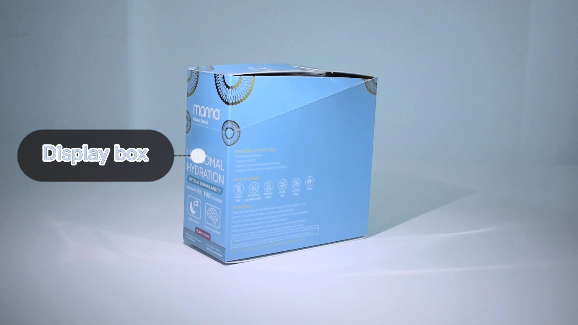 Embossing Logo Gold Hot Stamping Candy Snake Cardboard Display Box ...