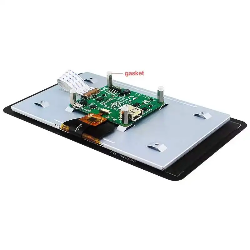 Raspberry Pi Acrylic Case For Official 7 Inch Lcd Touch Screen Black ...