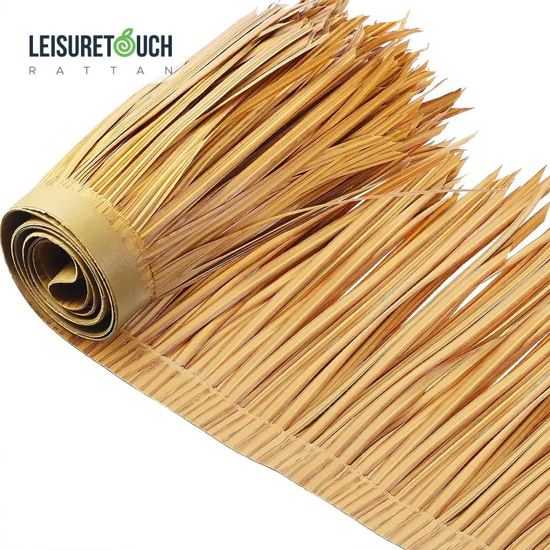 Thatched Artificial Plastic Dry Waterproof Grass Uv Protected Palm ...