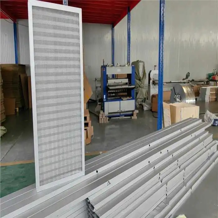 G3 G4 AHU Air Pre-Filter New Primary Metal Mesh Panel Galvanized Frame ...