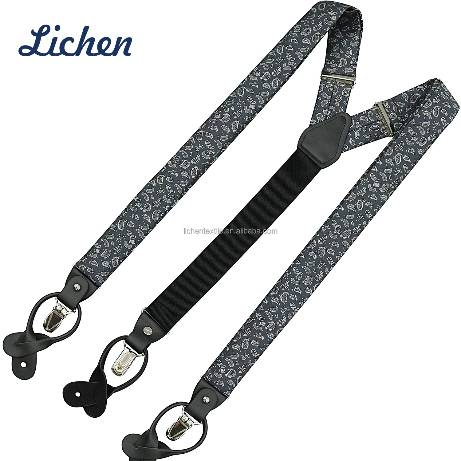 4pcs Suspenders Sets Adjustable Elasticated Y Shape Suspenders Necktie ...