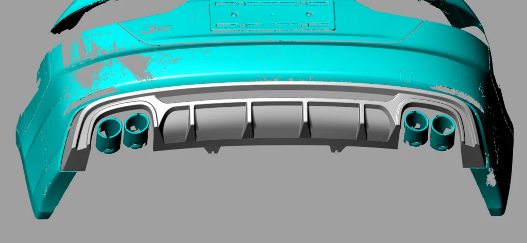 Carbon Fiber Rear Diffuser for Audi A5 Quattro S Line S5 Sportback 2D 4 ...