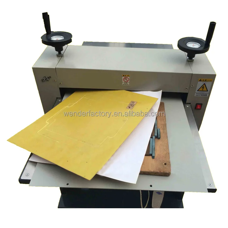 Semi Automatic Rotary Roller Box Paper Cardboard Die Cutting Machines ...