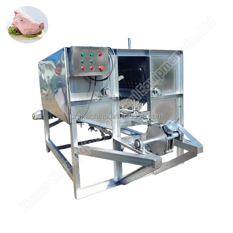 Hog Cattle Lamb Hoof Dehair Machine Pig Goat Head De-hairing Machine ...
