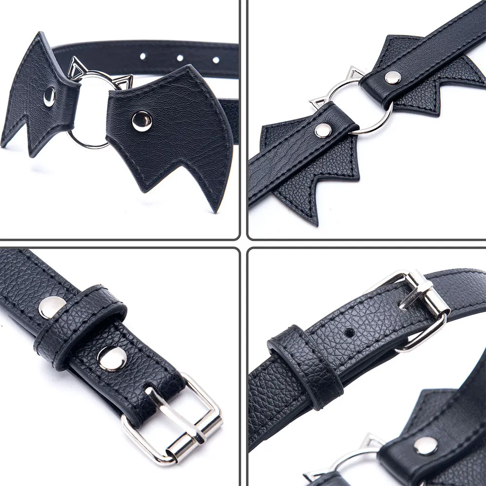 Alibaba.com: SM Bat Shape Gothic PU Leather Neck Collar, Women's Sexy ...