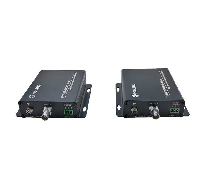 Coaxial To Fiber Optic Converter 1-channel 5mp Hd-ahd Hd-cvi Hd-tvi ...