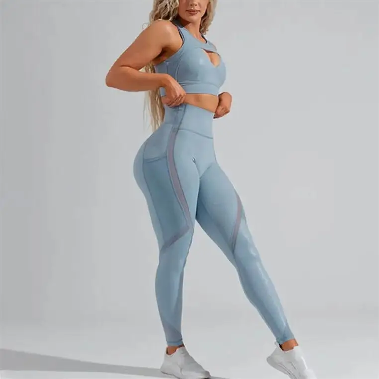 Custom Activewear High Waist Tummy Control V Shape Fitness Butt Lifting ...