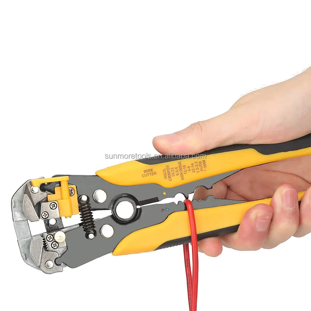 Self-Adjusting Wire Stripper, 8-Inch Wire Stripping Tool Automatic ...
