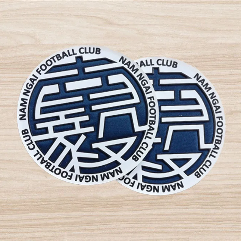 Custom Flock Printing Heat Transfer Patch Soccer Football Team Garment ...