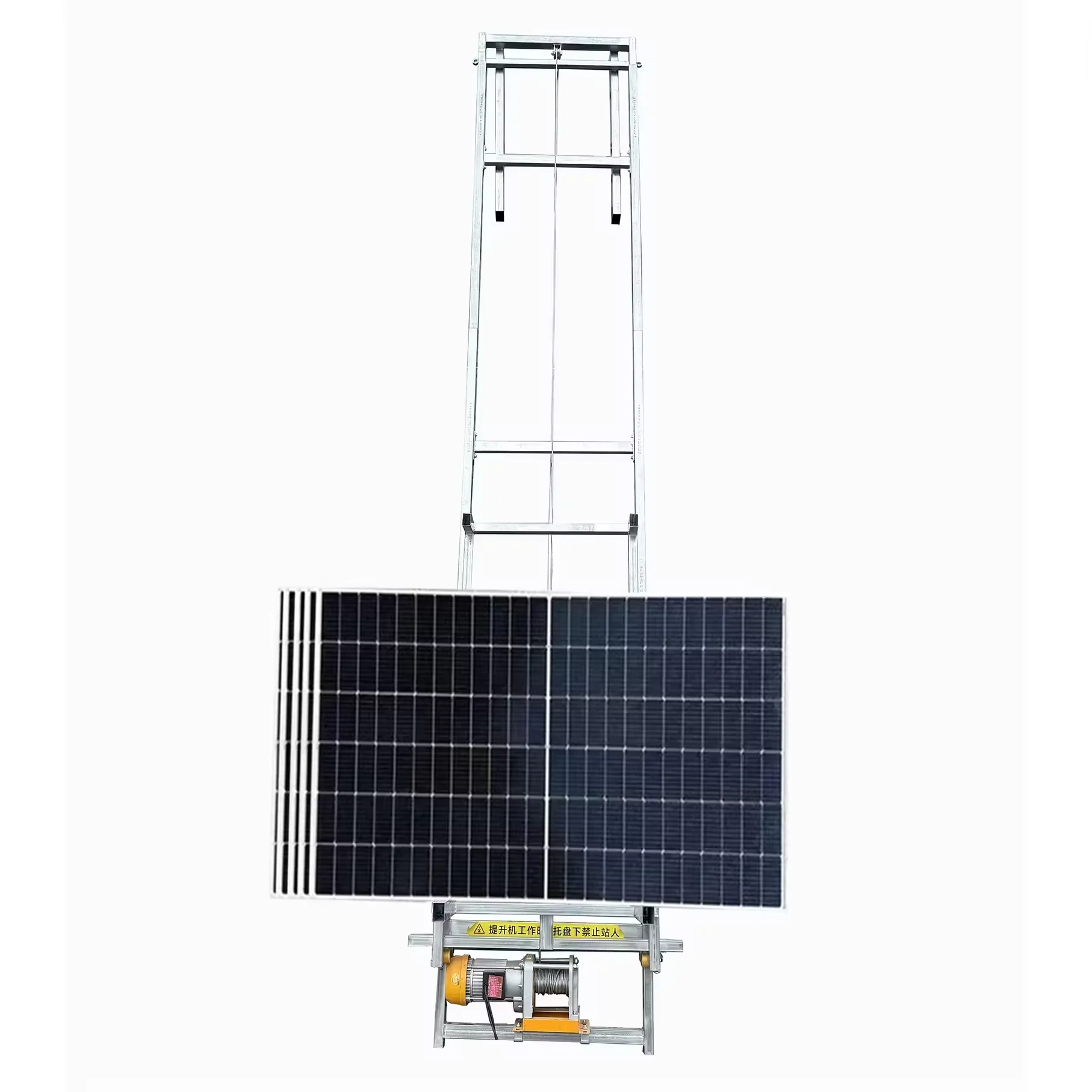 Electric Hoist Ladder for Solar Panel Lifting & Construction - 1 Ton ...