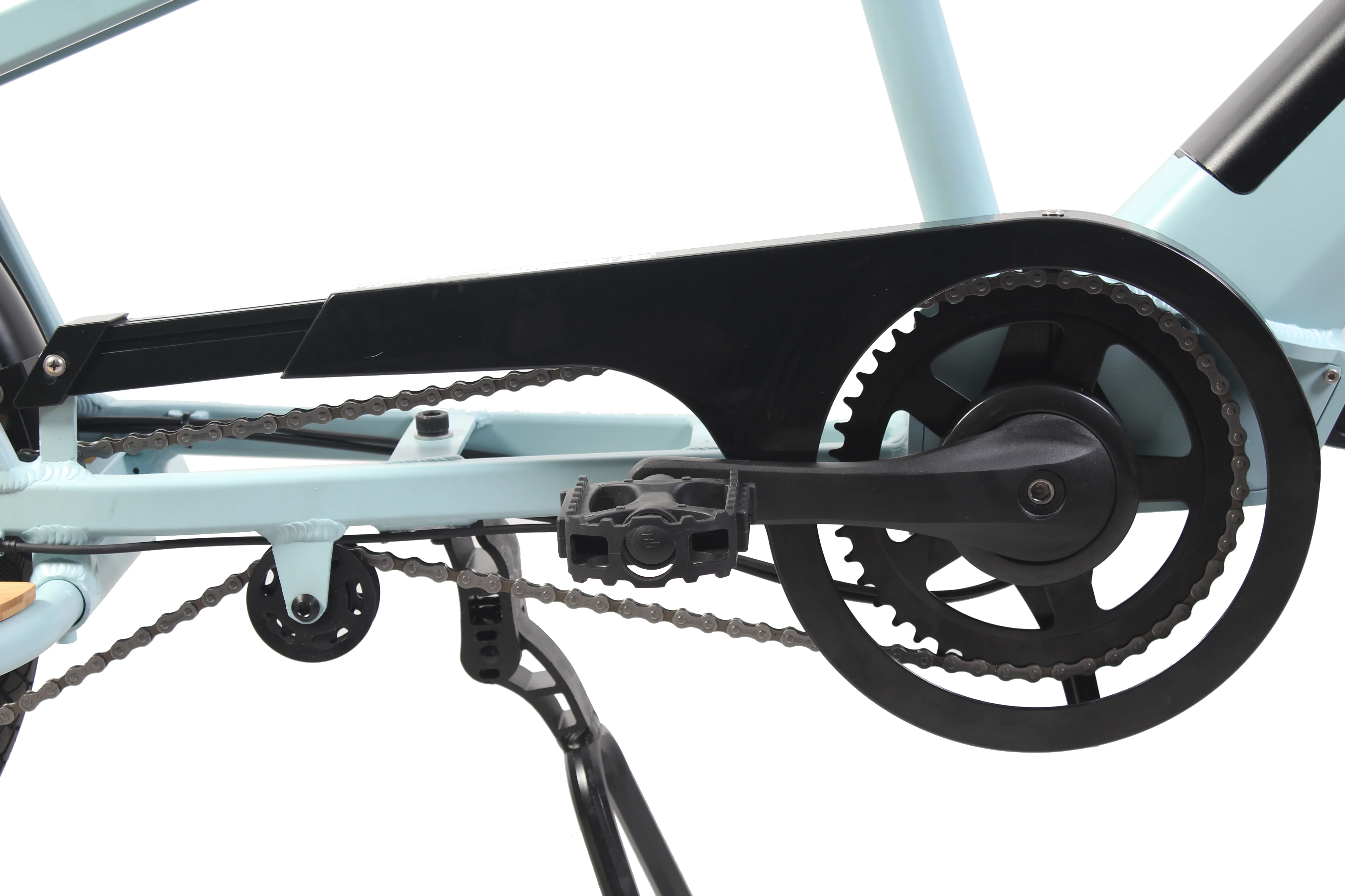 Ebike Cargo Long Tail - 48V250W Electric Bike with 26'' & 20'' Tires