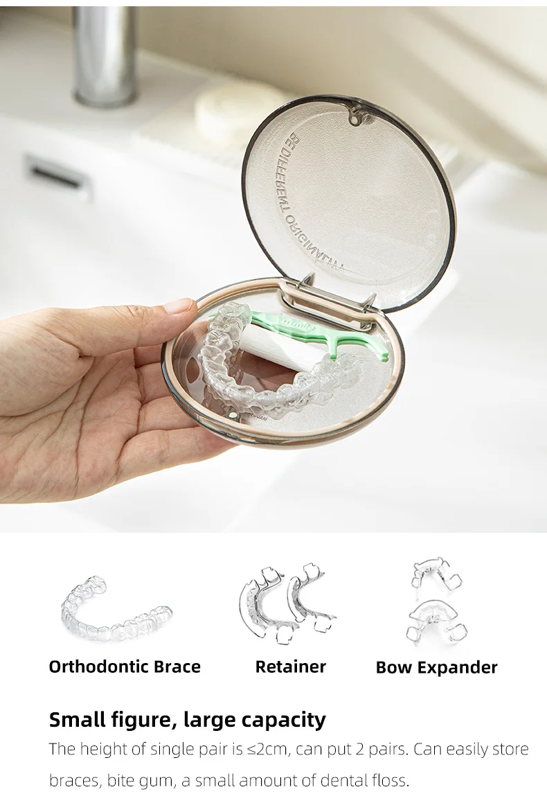 Shimoyama Magnetic Closed Orthodontic Retainer Braces Case Container ...