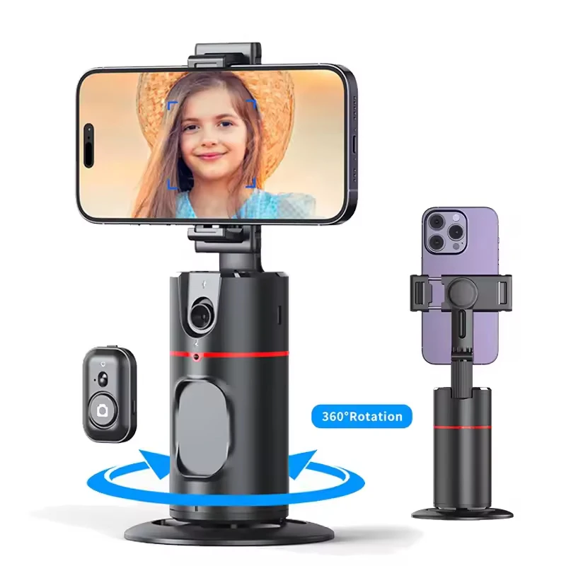 P02 AI Face Tracking Gimbal stabilizer 360 Rotation intelligent facial ...