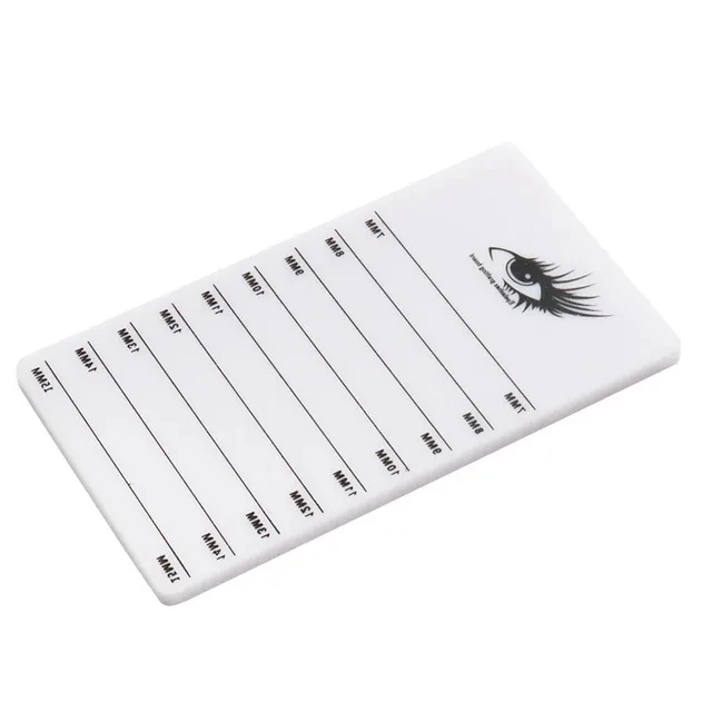 Acrylic Eyelash Board Grafting Lash Scale Plate Lash-Tray Strip Stand ...