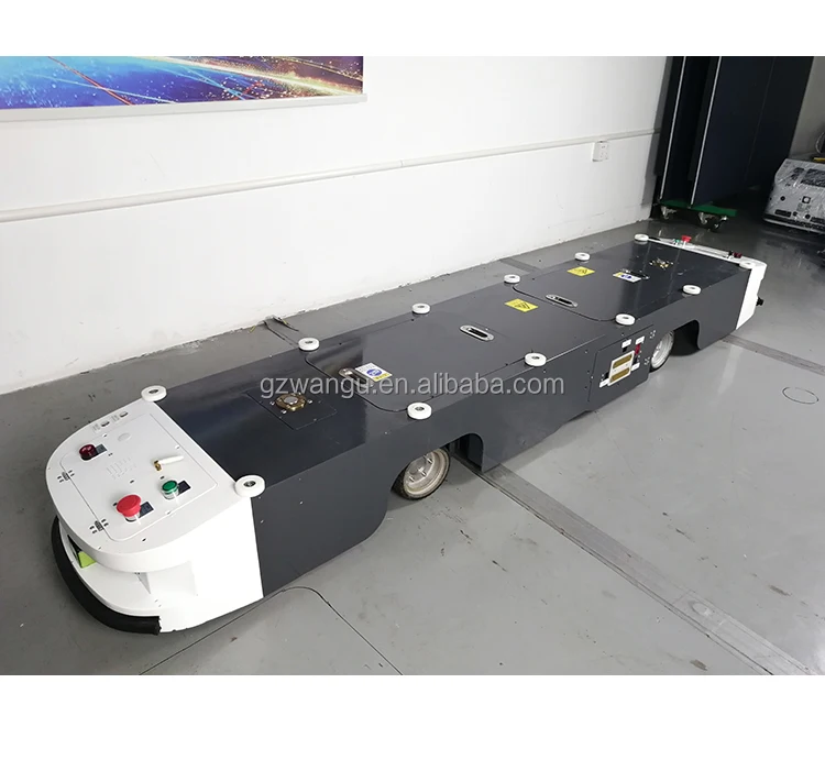 Magnetic QR Code Guding AGV Automatic Warehouse Robot Automated Guided ...
