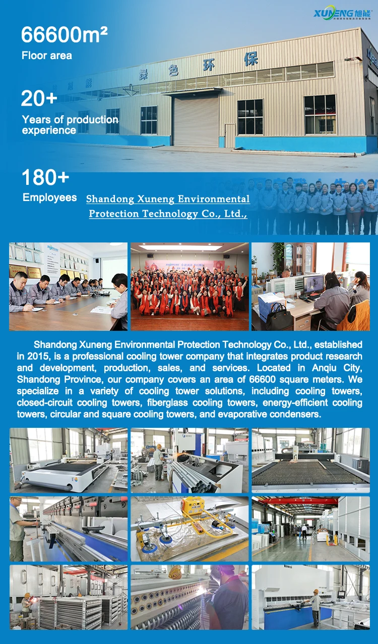 300T Closed Cold Water Tower Cross Flow Cooling Tower Extremely Fast ...