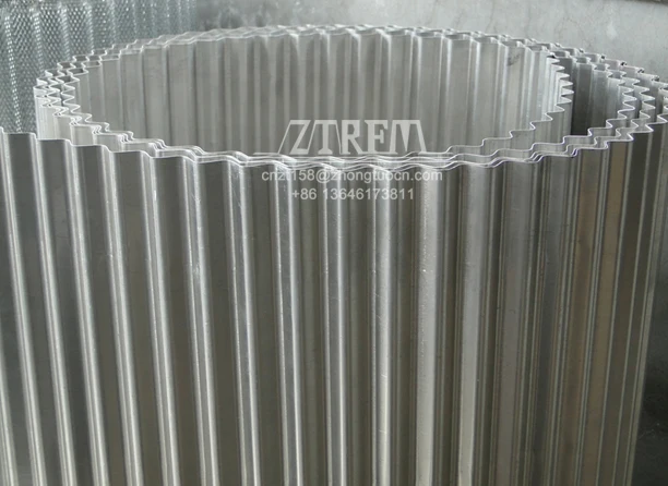 3m Horizontal Corrugated Pressing Metal Barrel Type Corrugated Roof ...