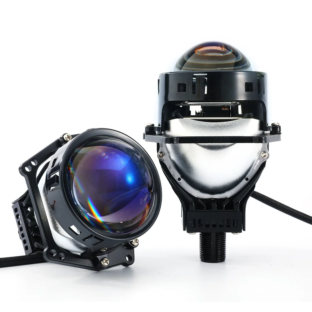 Gpne P10 H4 Led Headlight Projector 57w H7 9005 Blue Lens Projector ...