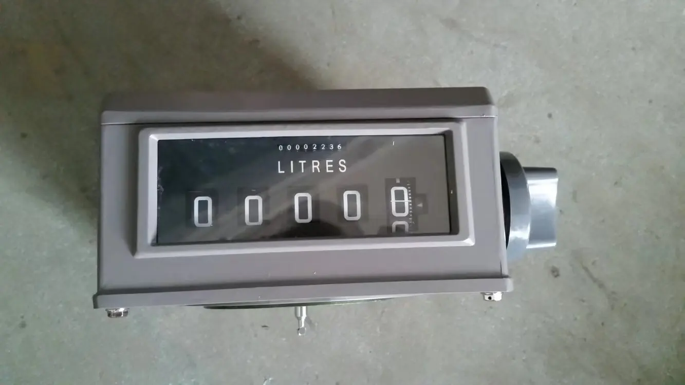 M Meter Mechanical Counter Positive Displacement Meter Mechanical ...