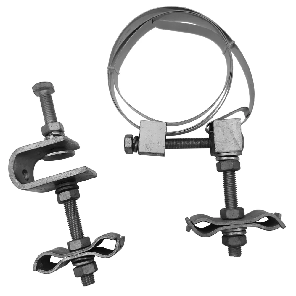 Opgw Cable Fittings/metal Down Lead Clamp For Concrete Pole - Buy Cable ...