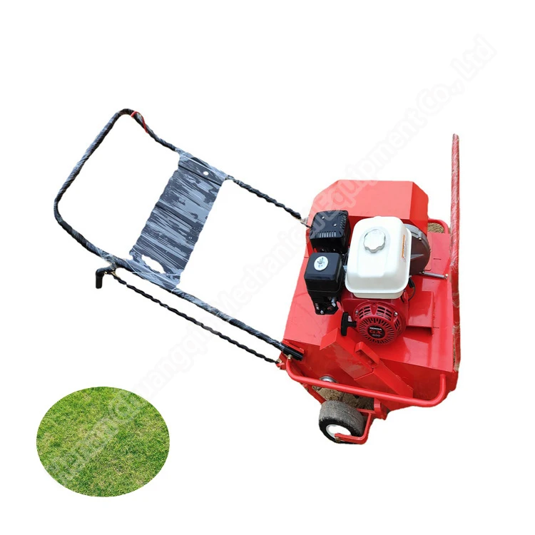 Self-propelled Drilling Punching petrol Lawn Aerator Turf drafting ...