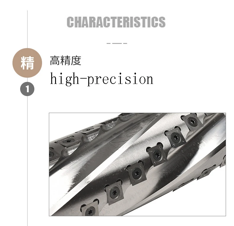 Livter Indexable Replacement Spiral Cutterhead Helical Cutter Head For ...