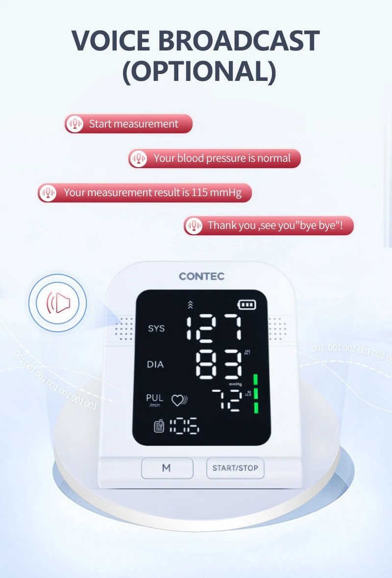 CONTEC08C Pediatric Blood Pressure Monitor - Automatic & Digital