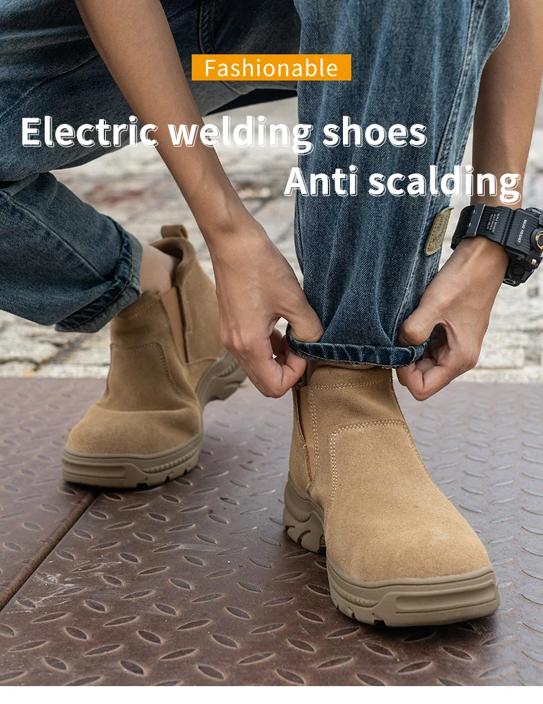 ZG 8808 Anti-Slip Industrial Safety Shoes - Durable & Comfortable