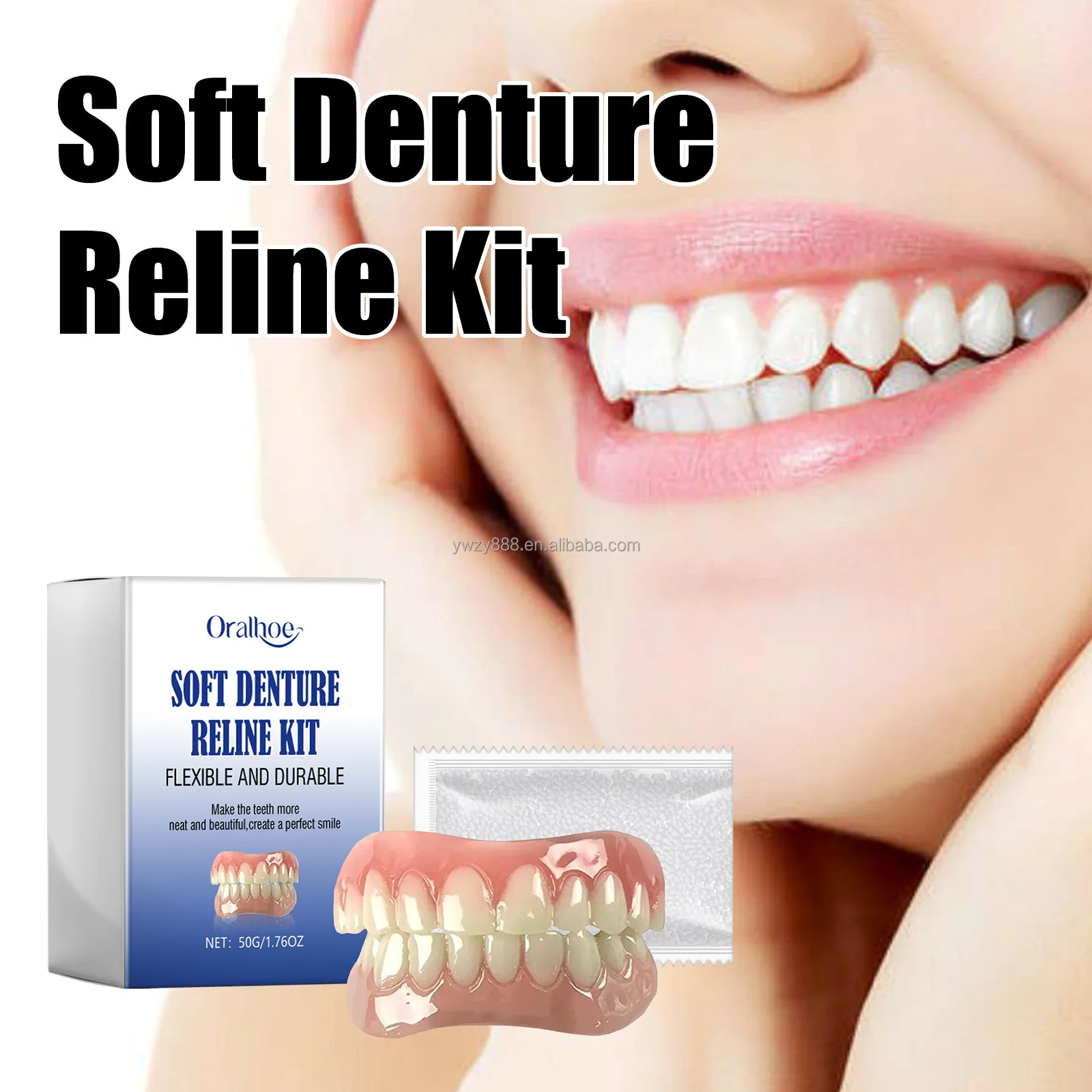 Oralhoe Modified Teeth Denture Set - Perfect for Home Use