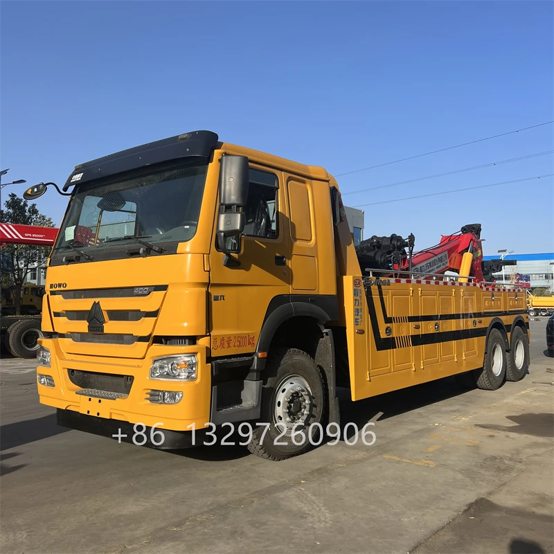 Heavy Duty Rotator Tow Truck - 360 Degree Rescue Road Wrecker