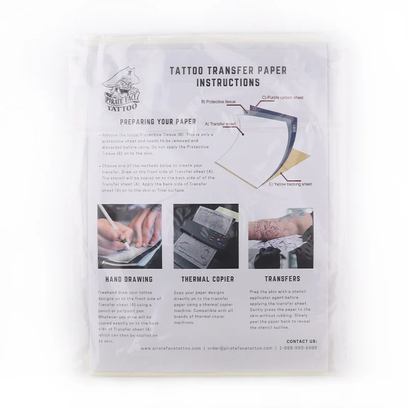 A4 Size Thermal Tattoo Stencil Transfer Paper For Thermal Tattoo - Buy ...