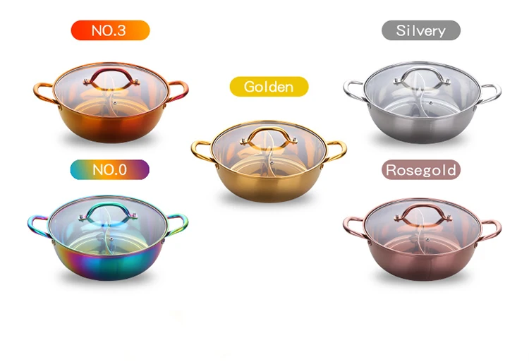 Stainless Steel Hot Pot Double Pot With Divider Twin Divided Shabu Pot ...