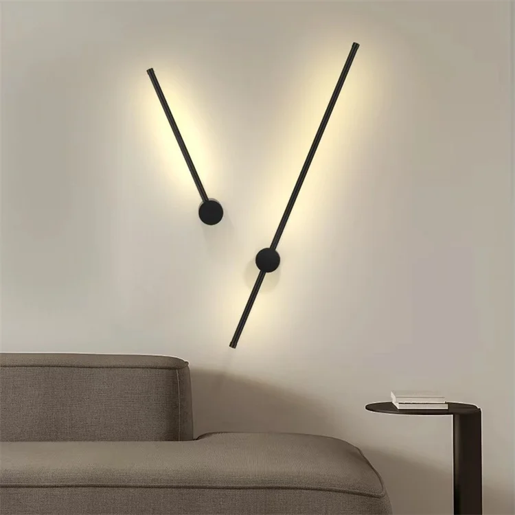 Nordic Modern Minimalist Dimmable Lines Decorative Living Room Wall ...